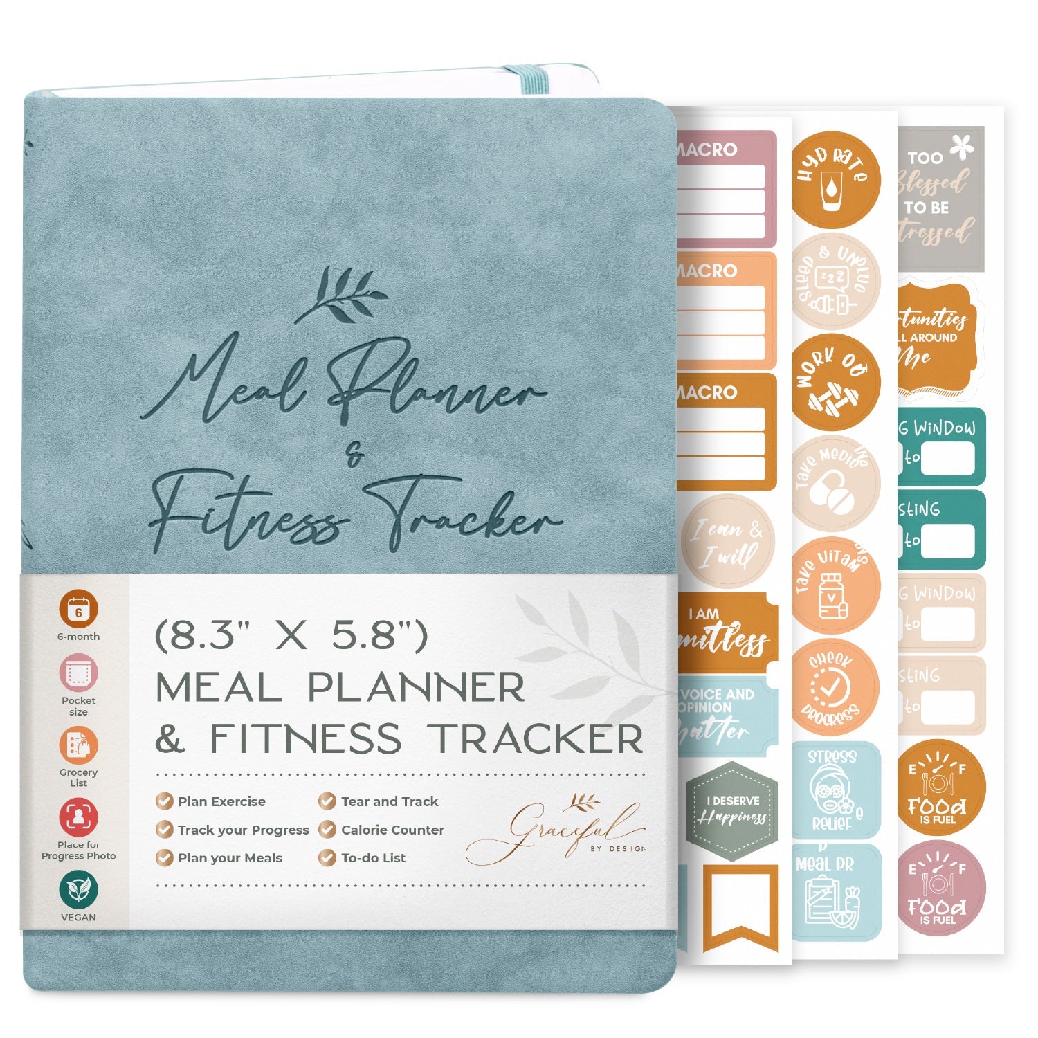 Weekly Meal Planner and Fitness Tracker - Log Workouts, Track Food & M