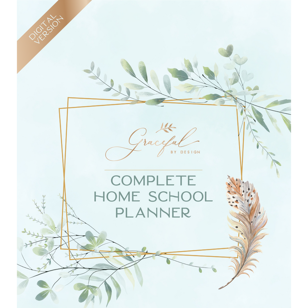 DIGITAL + FILLABLE - Complete Homeschool Planner